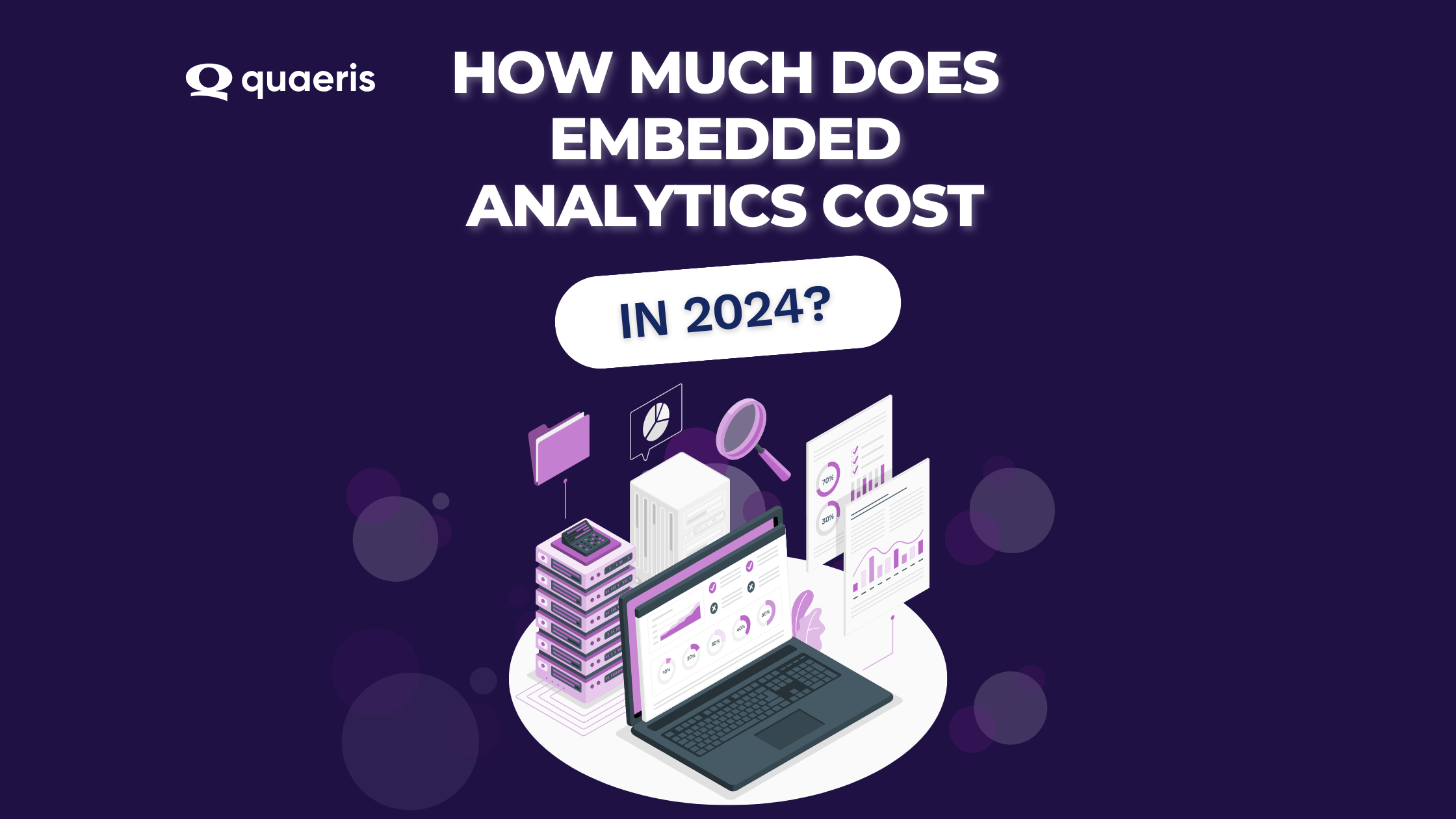 What will the price of embedded analytics be in 2024?